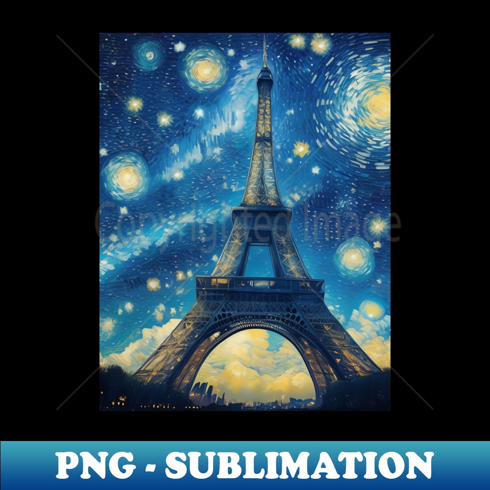 Starry Night in Paris Post Impressionism Van gogh Inspired A | Inspire ...