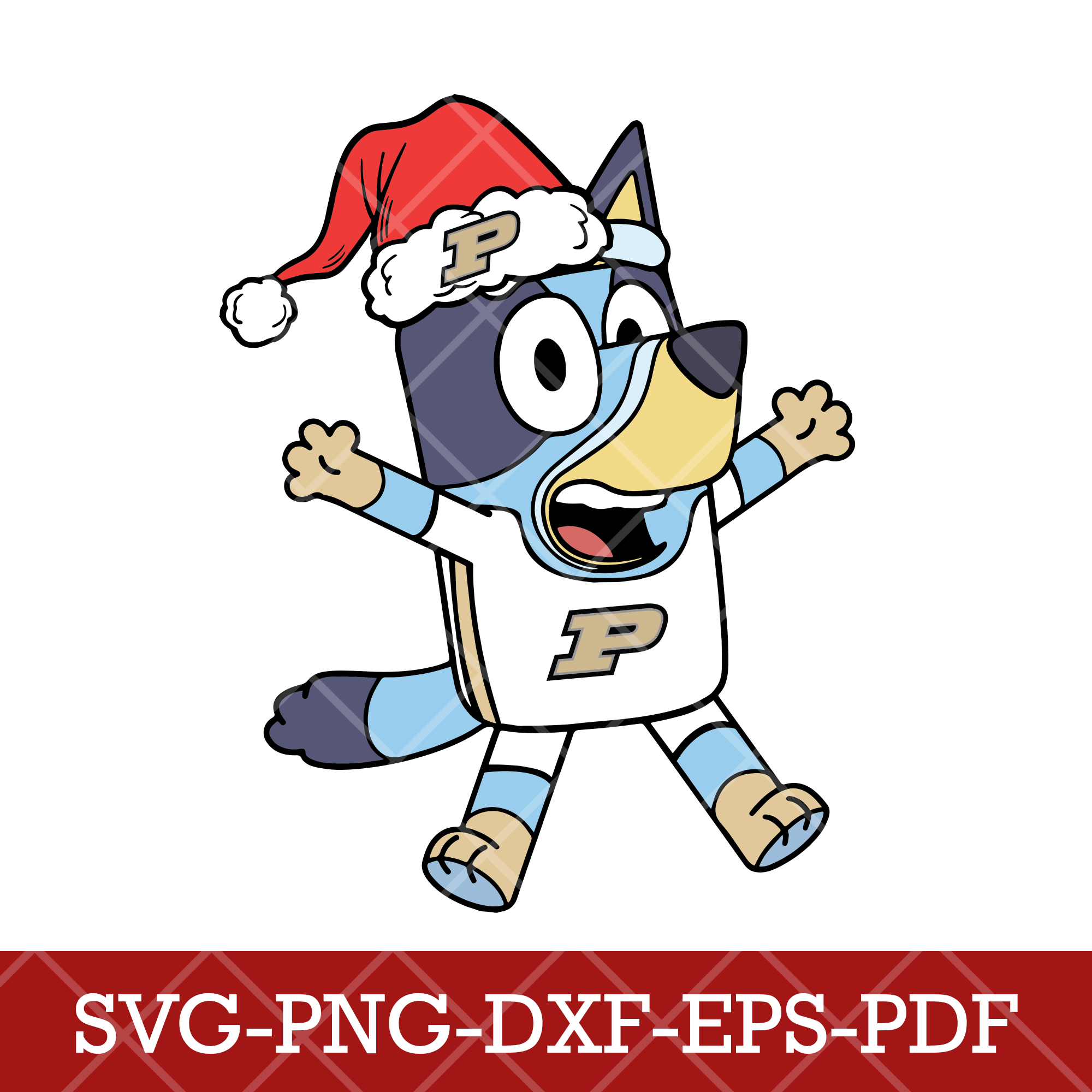 Purdue Boilermakers_NCAA Bluey 12,SVG,DXF,EPS,PNG,digital do | Inspire ...