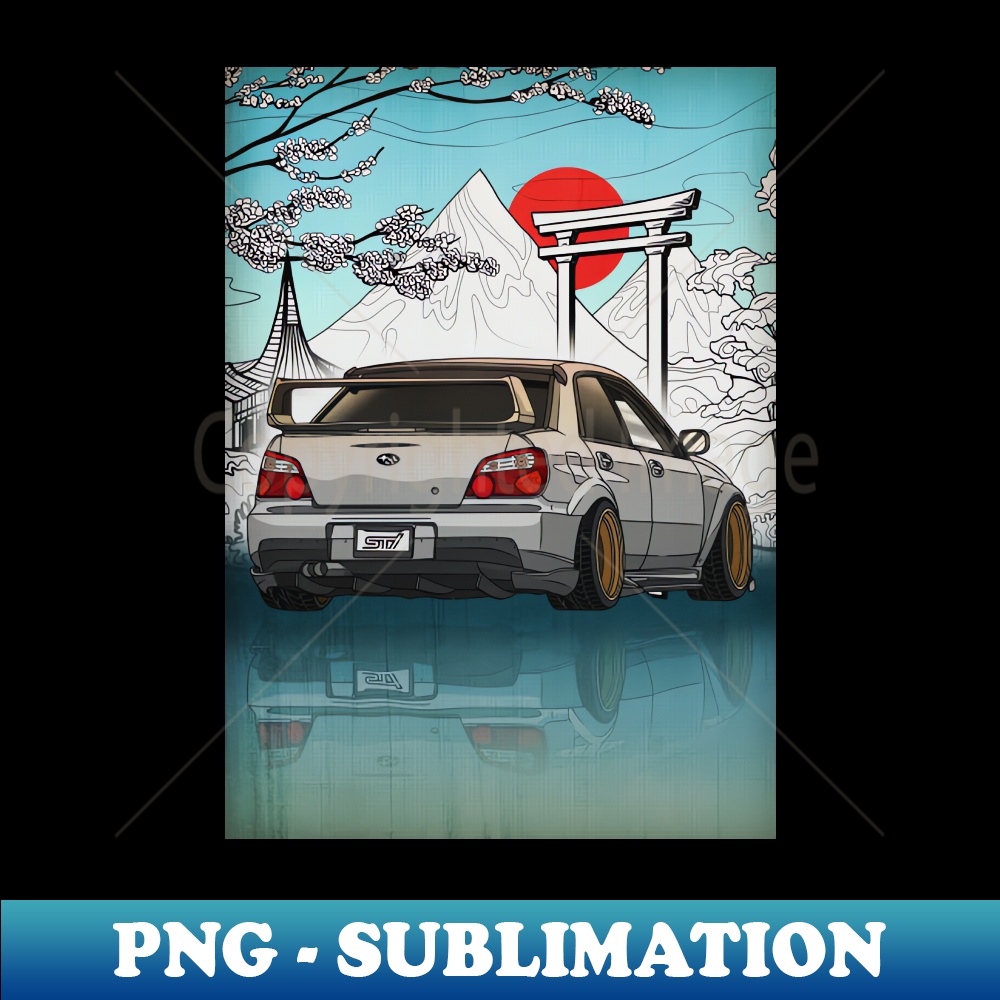 Subaru Impreza WRX STi Bug Eye 2002 Japanese Art Style - Ins | Inspire ...