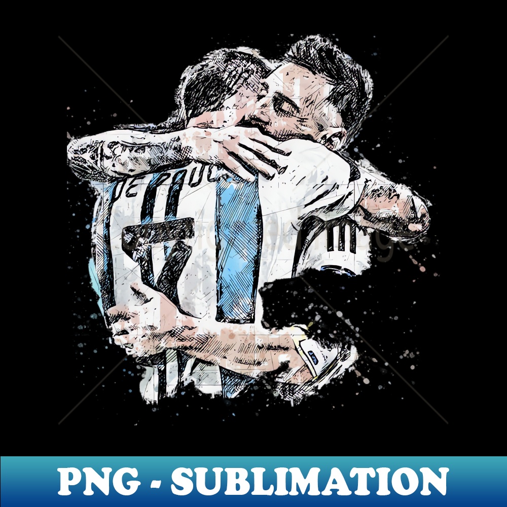 Lionel Messi and De Paul - Premium Sublimation Digital Downl - Inspire ...