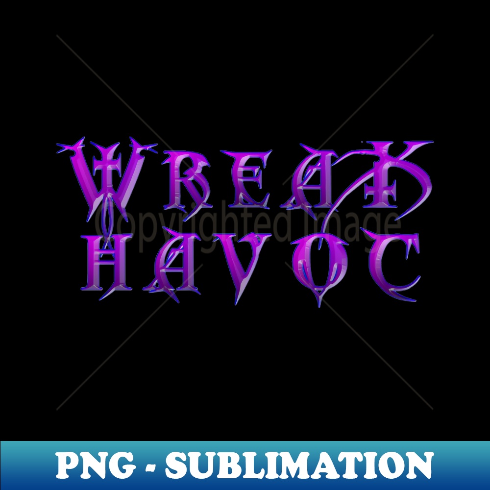 Wreak Havoc Cool Awesome Lettering Font Text Letters Saying | Inspire ...