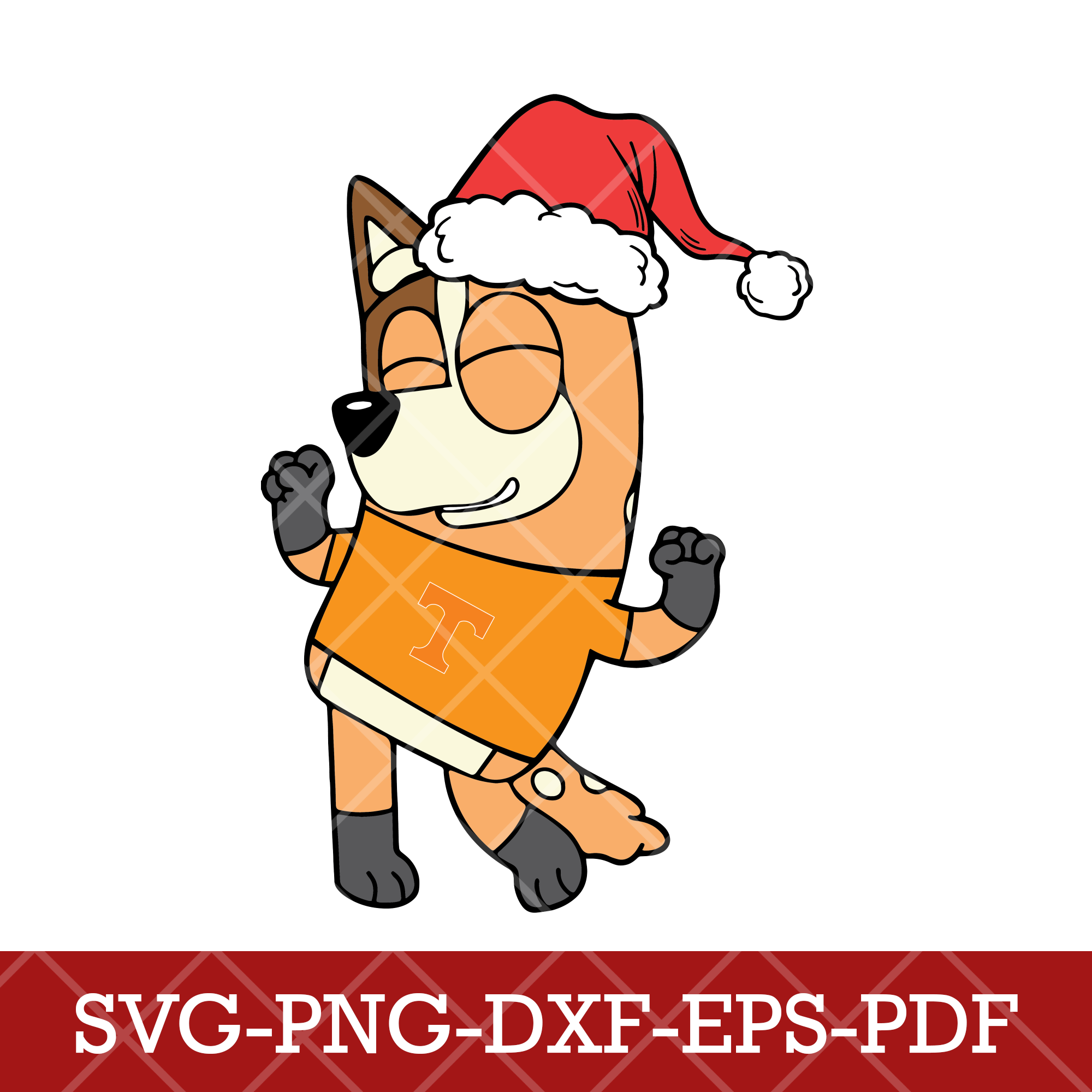 Tennessee Volunteers_NCAA Bluey 11,SVG,DXF,EPS,PNG,digital d - Inspire ...