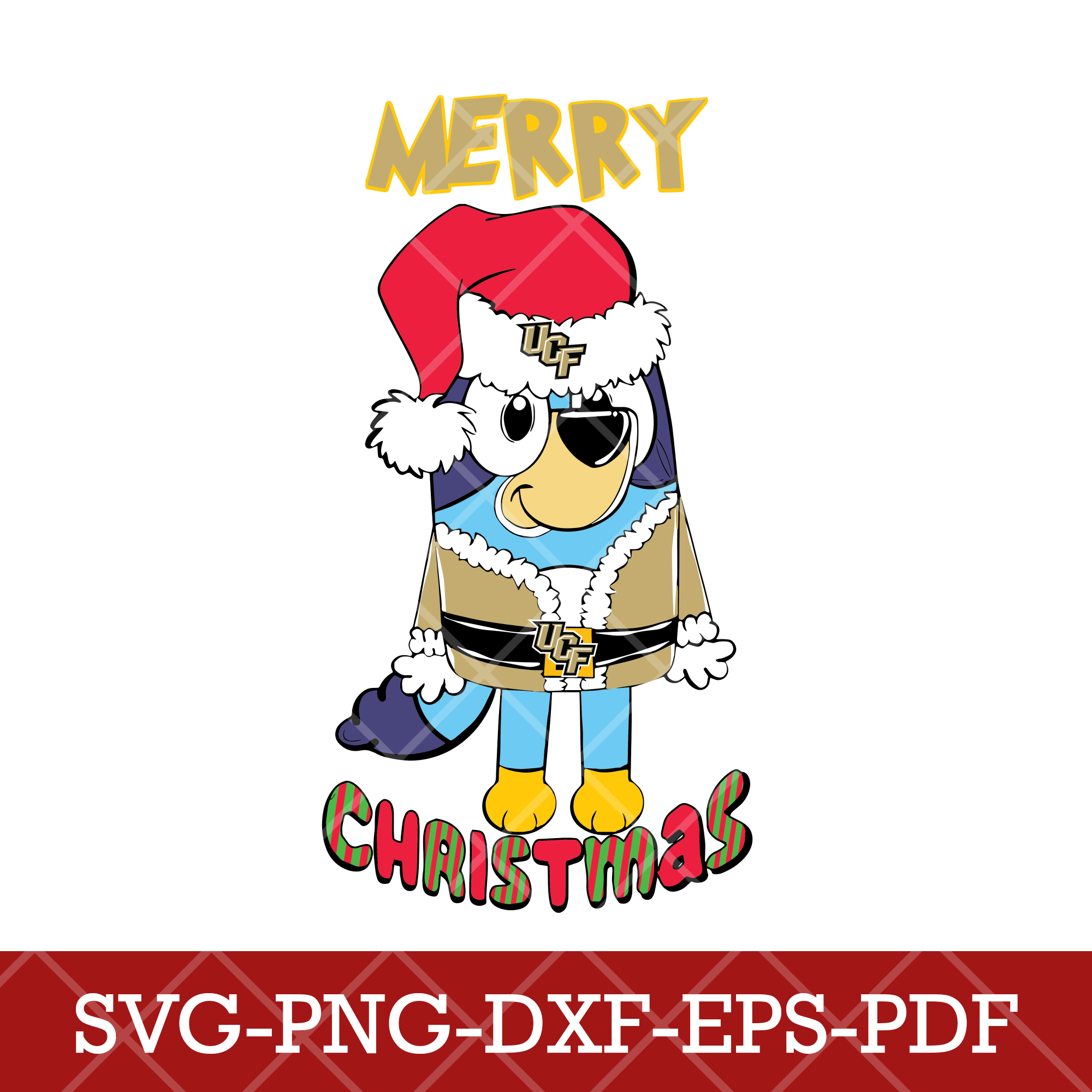 UCF Knights_NCAA Bluey 10,SVG,DXF,EPS,PNG,digital download,c | Inspire ...