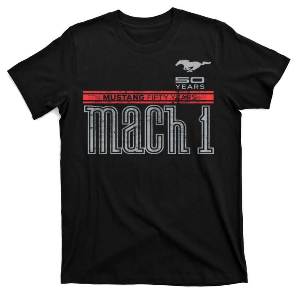 Mustang 50 Years Mach Official Logo T-Shirt | Inspire Uplift