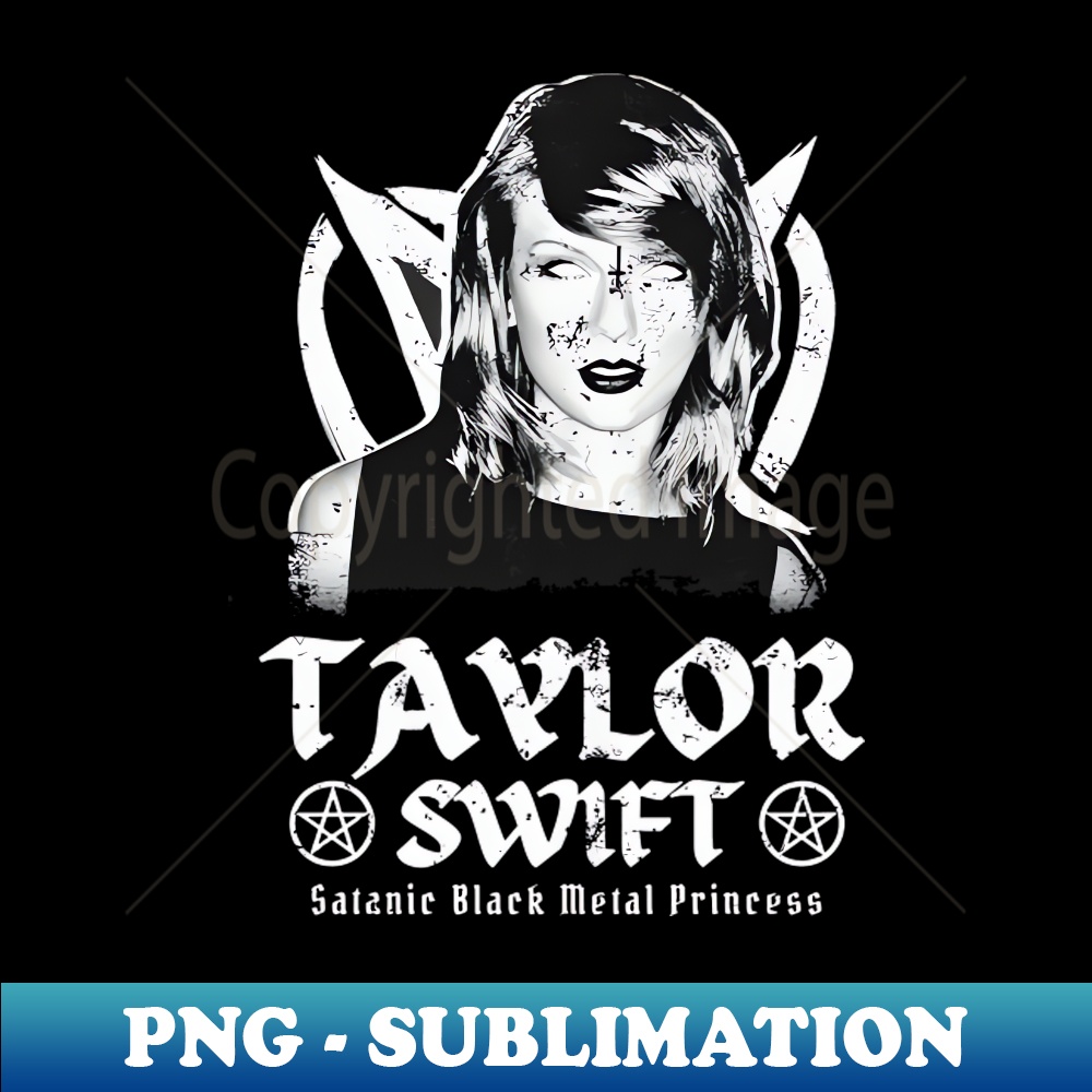 Taylor Swift Black Metal - Exclusive Sublimation Digital Fil | Inspire ...