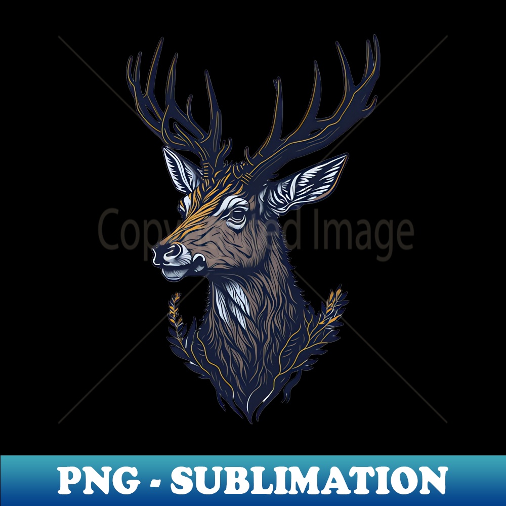 Deer - PNG Transparent Sublimation Design - Unleash Your Inn | Inspire ...