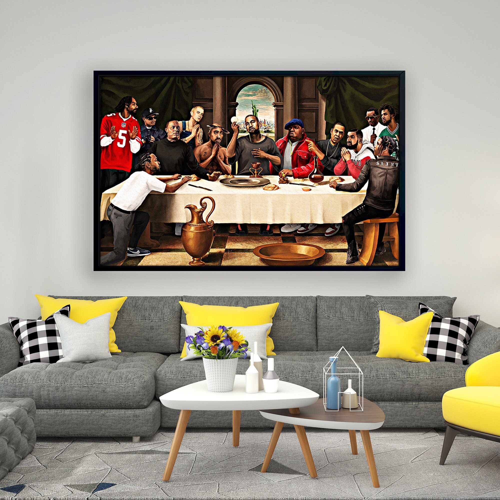 Last Supper Rappers, Legend Rappers, Hip-Hop , Kayne West, L | Inspire ...