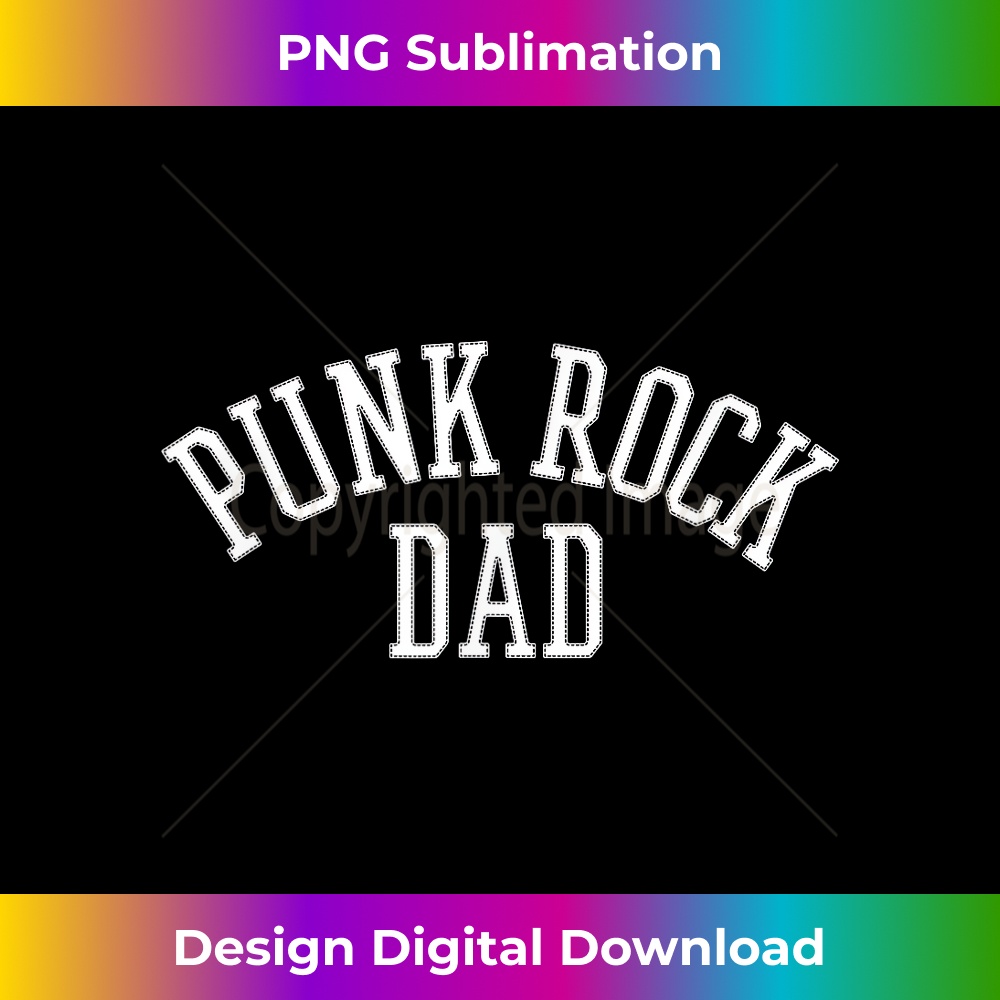 Punk Rock Dad Men Tattoos Punker Rocker Ska Guitar Bass Drum | Inspire ...