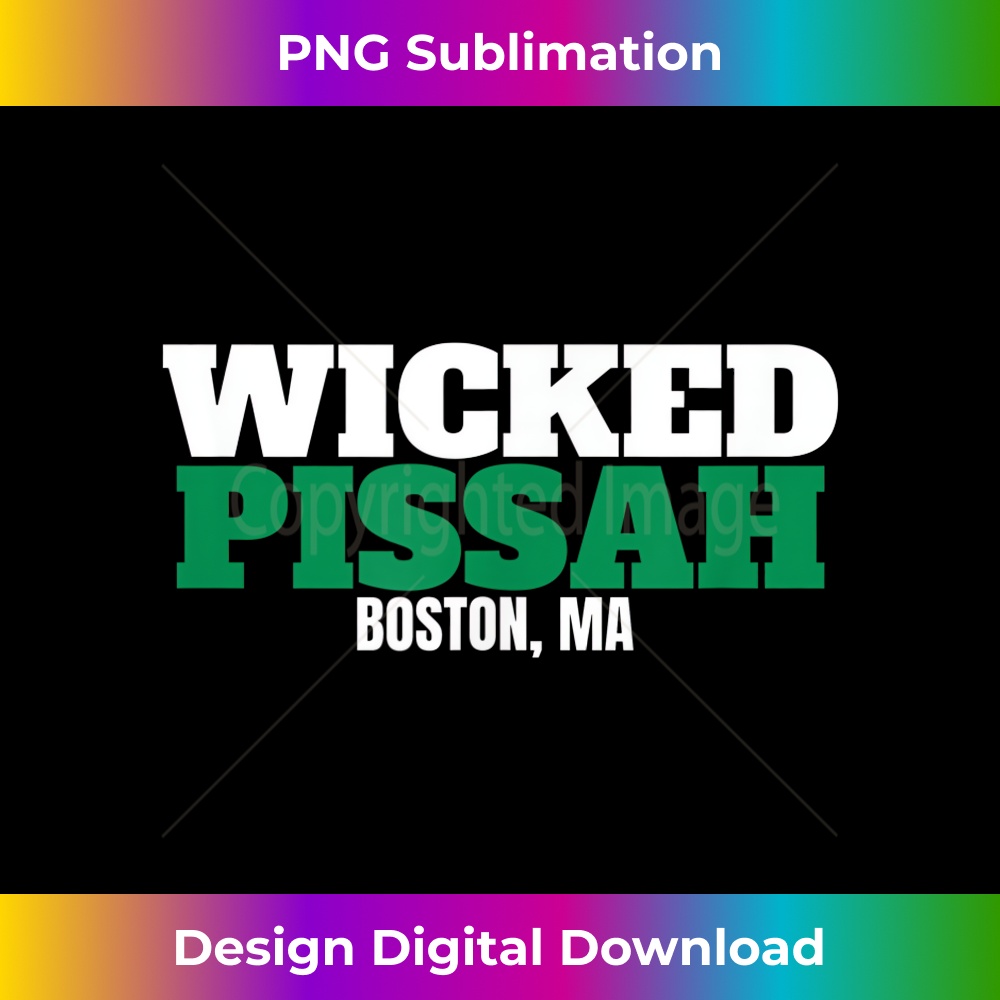 Wicked Pissah Boston MA T-, White and Green - Artisanal Subl | Inspire ...