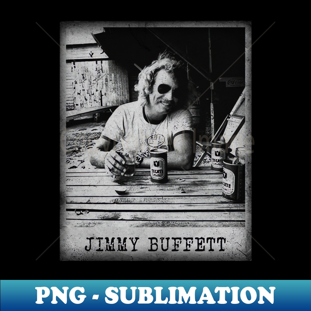 Jimmy Buffett Distressed - Decorative Sublimation PNG File - | Inspire ...
