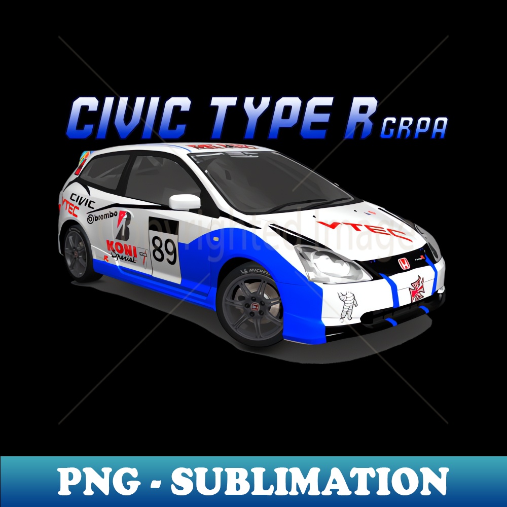 Honda Civic Type R - Decorative Sublimation PNG File - Bold | Inspire ...