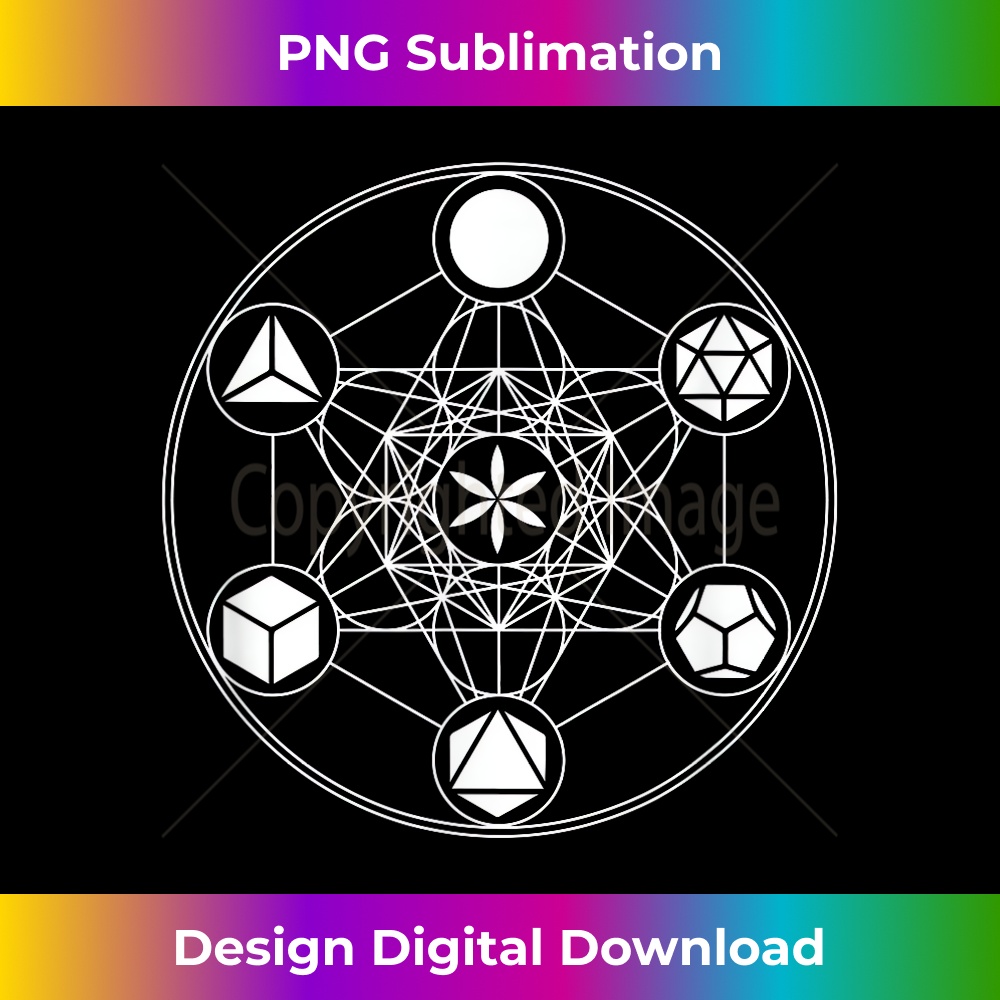 Sacred Geometry Yoga Metatrons Cube Platonic Solids - Sleek | Inspire ...
