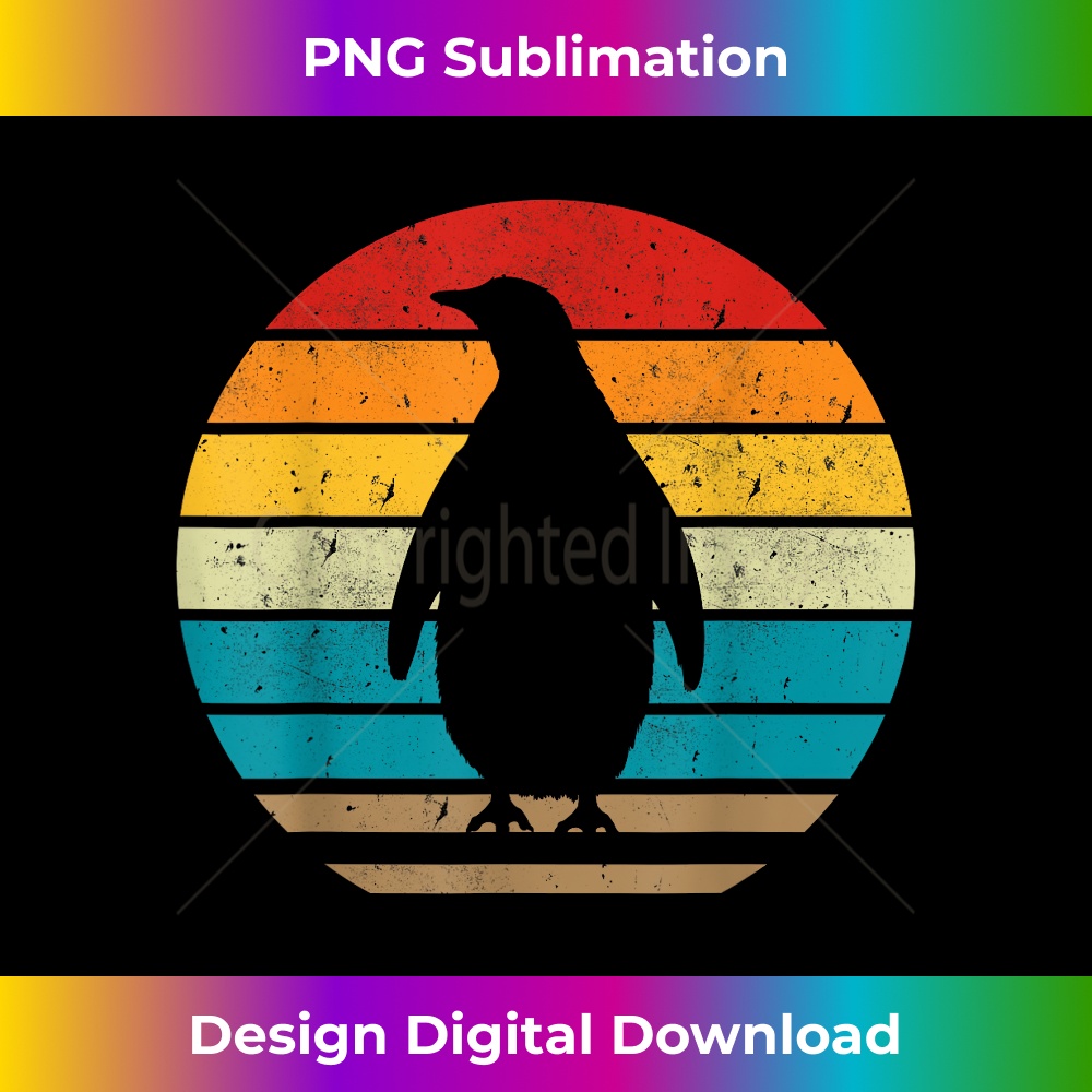 Vintage Retro Penguins Sunset 70s 80s 90s Penguins Party Gif | Inspire ...