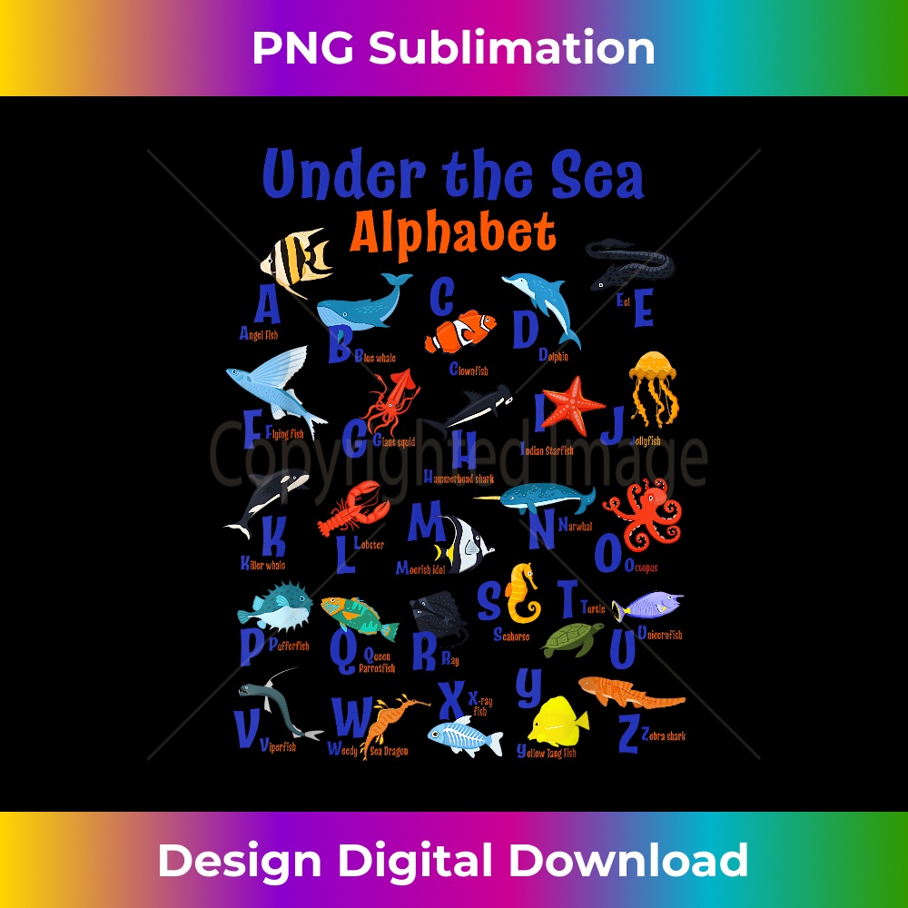 ABC Animals Under Water A-Z Types of Sea Animals Alphabet - - Inspire ...