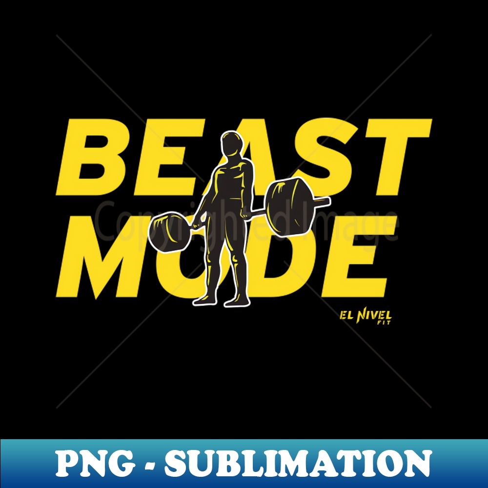 Beast Mode - PNG Transparent Sublimation Design - Unleash Yo | Inspire ...