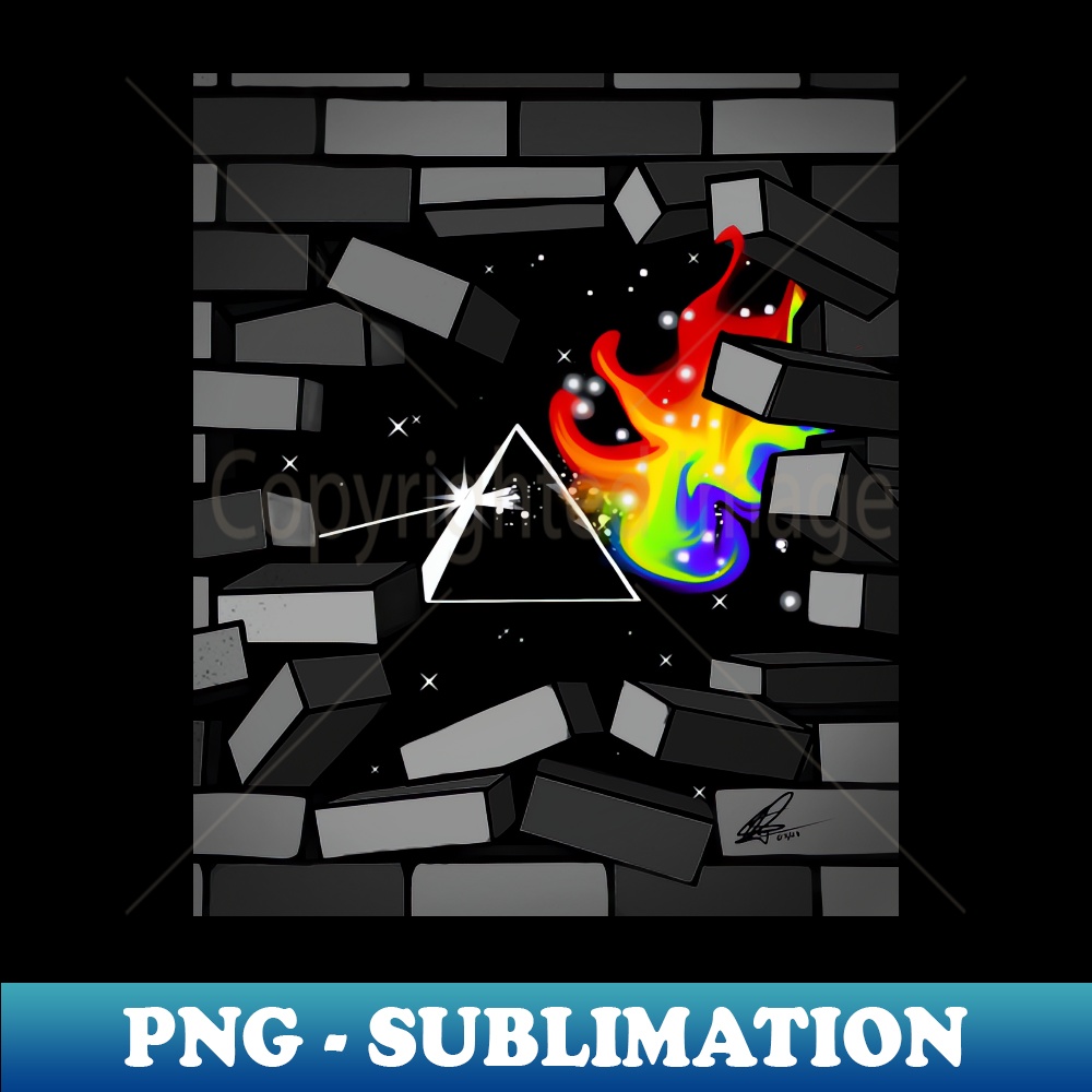 Pink Floyd - The wall - Prizm - PNG Transparent Sublimation | Inspire ...