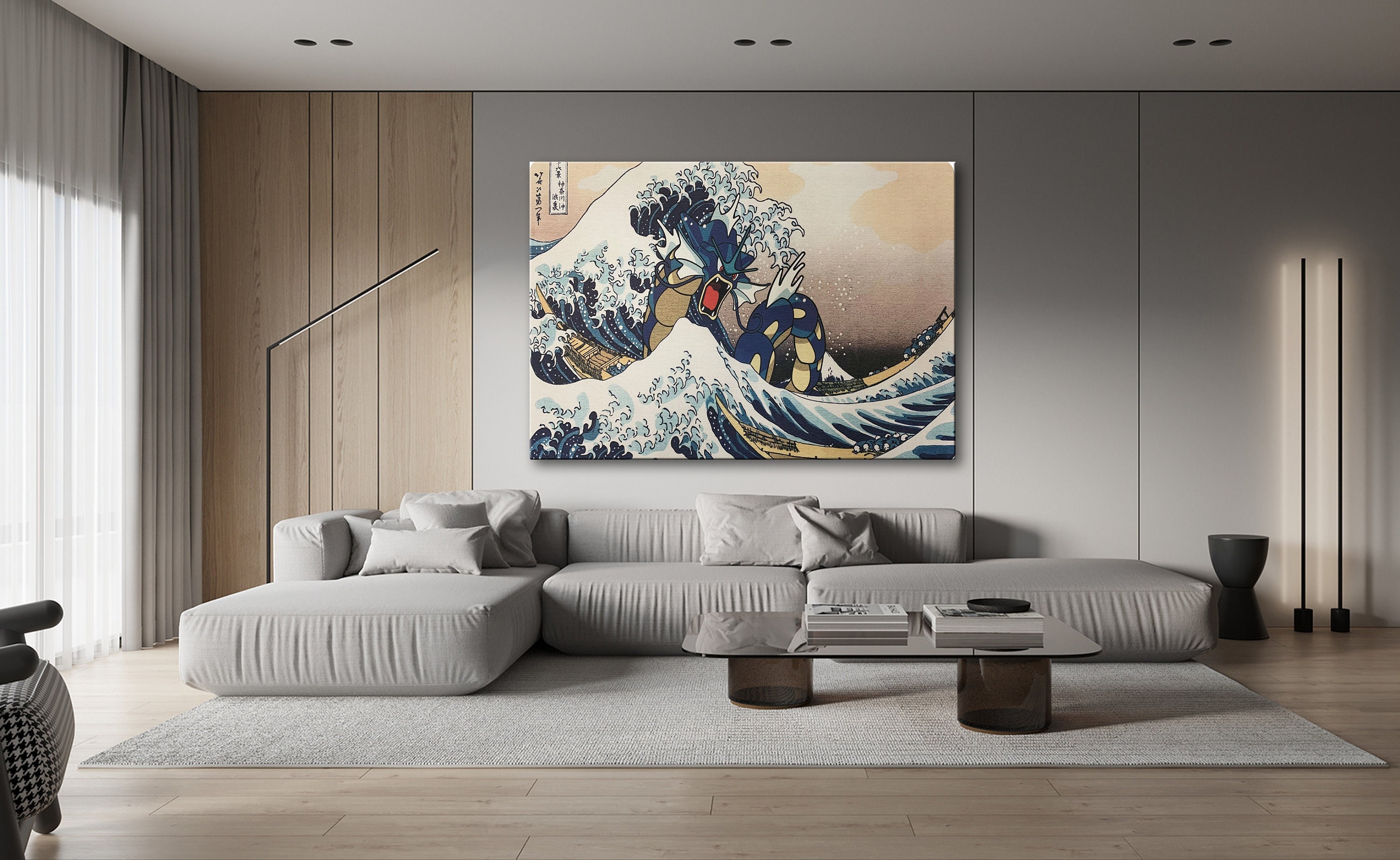 The Great Wave Off Kanagawa Wall Art, Pokemon Gift, Home Dec | Inspire ...