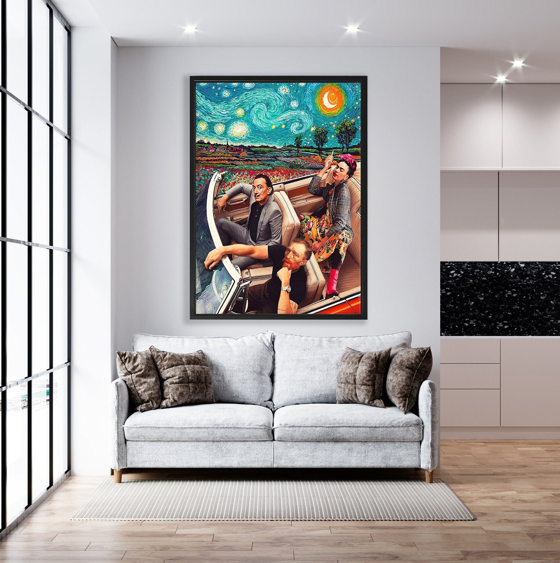 Vincent Van Gogh, Frida Kahlo, Salvador Dali Art, Pop Art Ca | Inspire ...