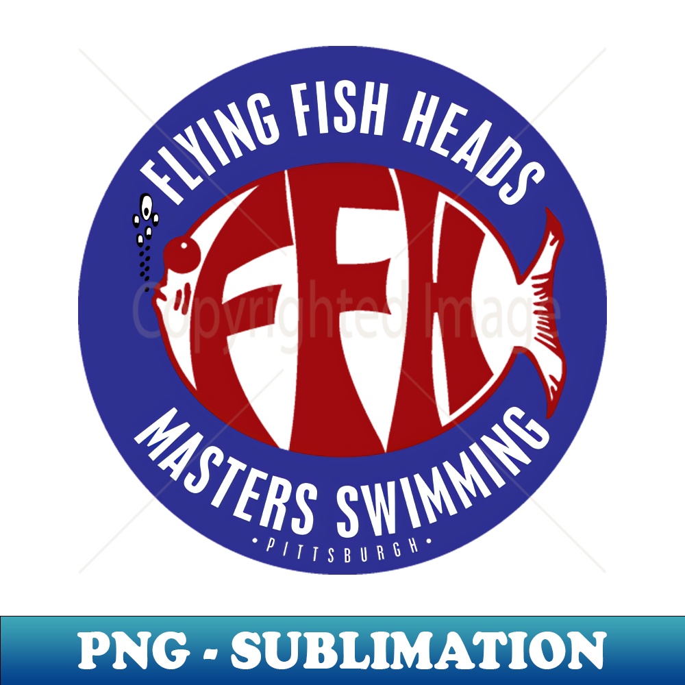 Flying Fish Heads BlueRed Logo - Premium PNG Sublimation Fil | Inspire ...