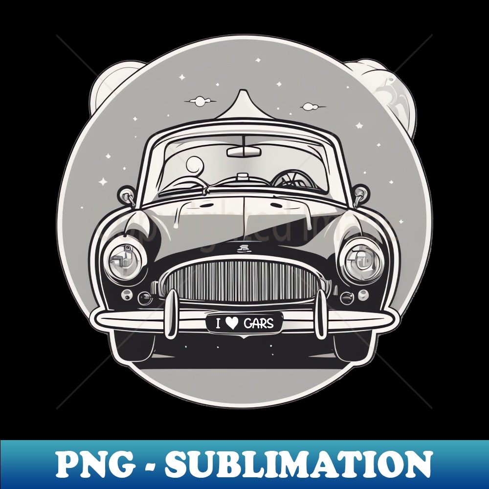 Vintage Cars - PNG Transparent Sublimation Design - Perfect - Inspire ...