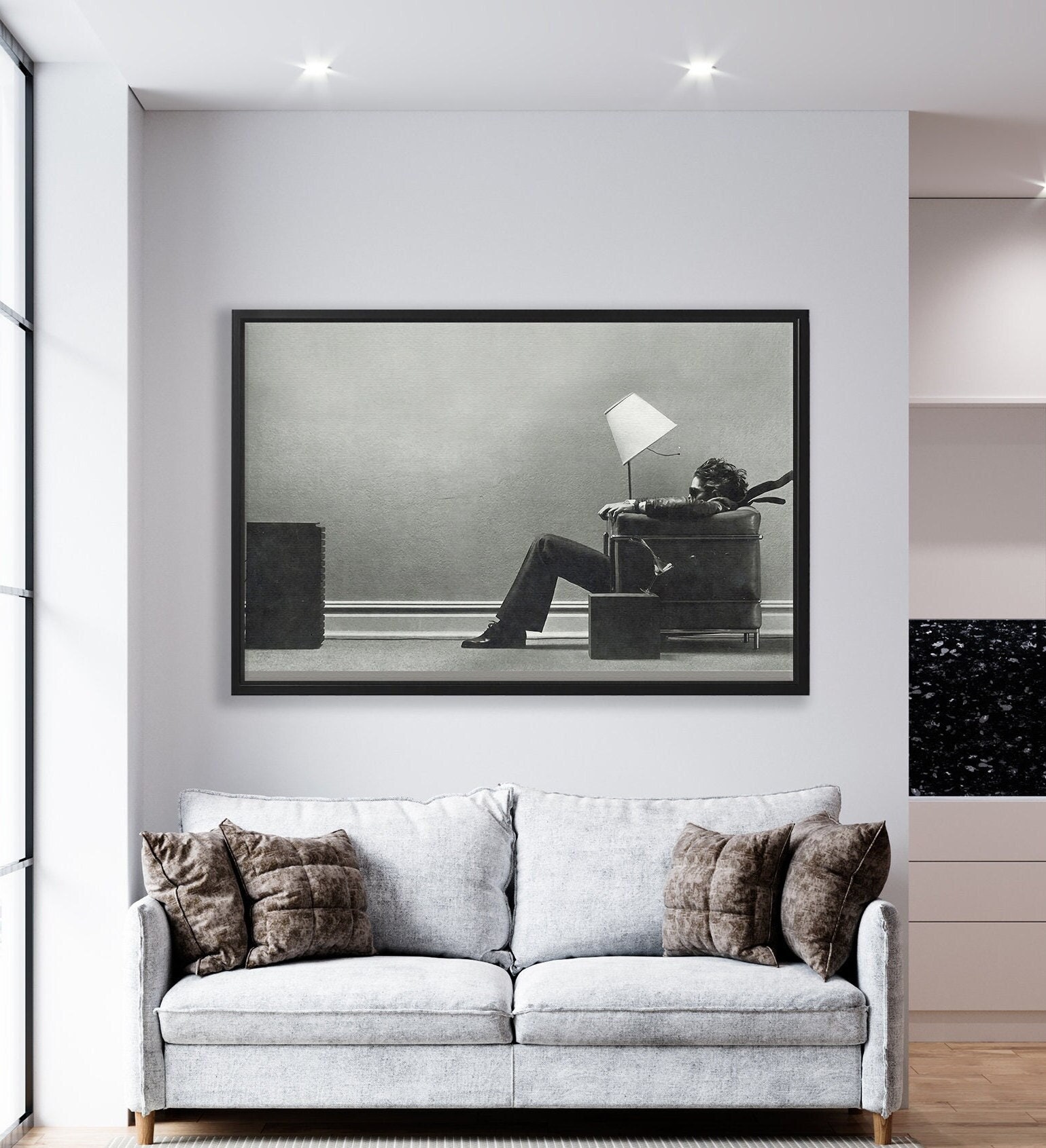 Away Guy Maxell Ad 1979 Steve Steigman , Blown Canvas, Frame | Inspire ...