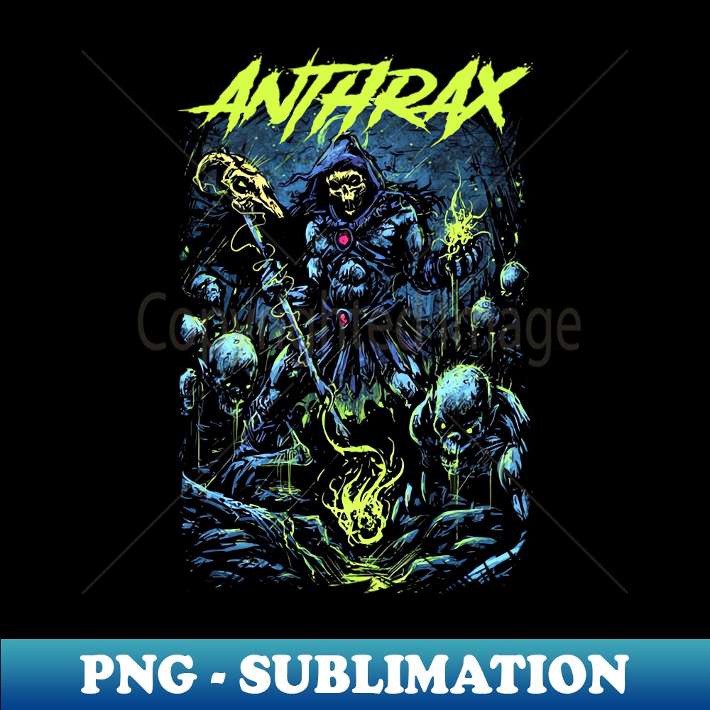 ANTHRAX BAND MERCHANDISE - Signature Sublimation PNG File - | Inspire ...