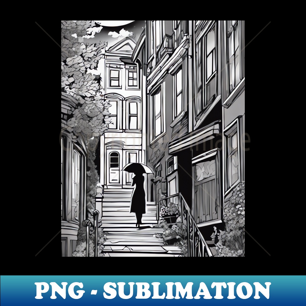 Lonely Woman - PNG Transparent Sublimation File - Bold & Eye | Inspire ...