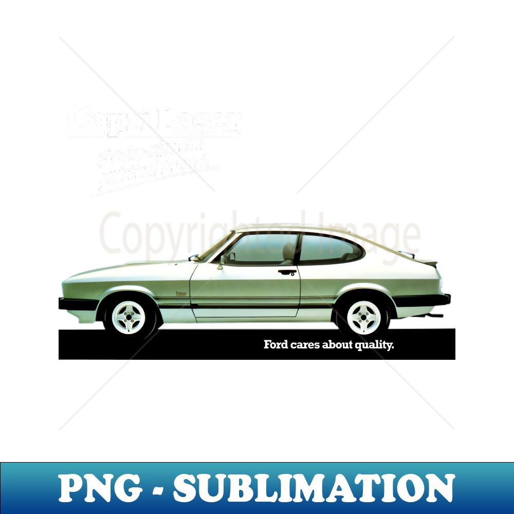 FORD CAPRI LASER - advert - Signature Sublimation PNG File - - Inspire ...