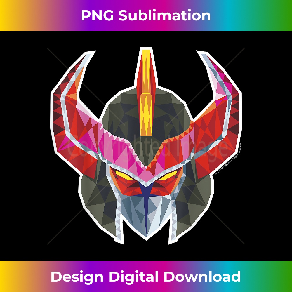 Power Rangers Megazord Retro Helmet Polygon Style - Deluxe P - Inspire ...