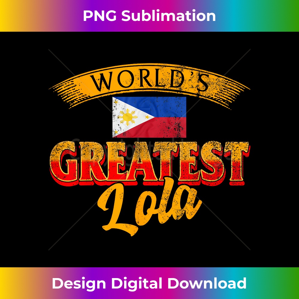 Filipino Grandma Greatest Lola Mothers Day Flag Philippines - Inspire ...
