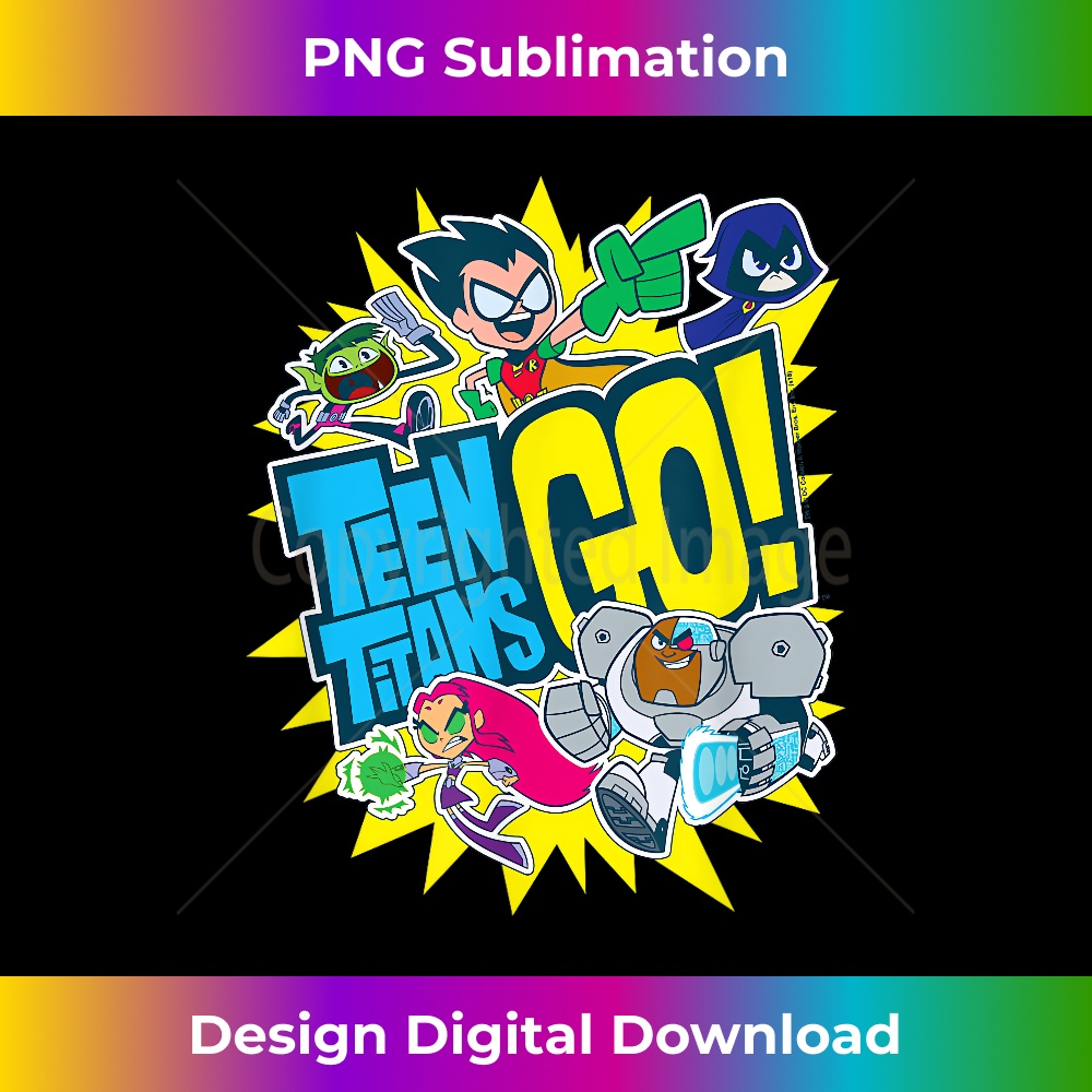 Teen Titans Go! Team - Minimalist Sublimation Digital File - | Inspire ...