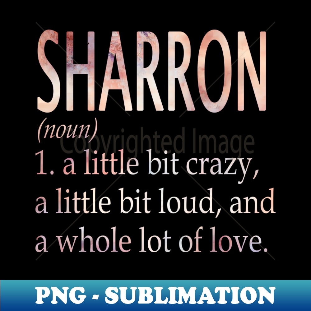 Sharron Girl Name Definition - Instant Sublimation Digital D | Inspire ...