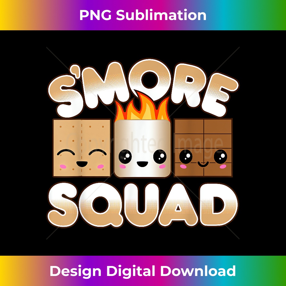 Campfire Camping Outdoor Friends Smores Smore Squad - Eco-Fr - Inspire ...