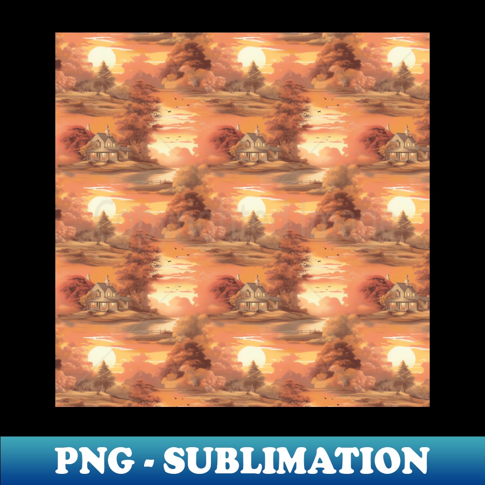 Sunset Seamless Pattern Sun Sky Light Sunlight Sunrise Dawn | Inspire ...