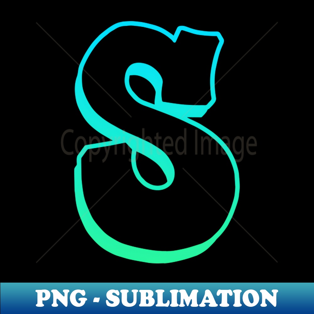 Letter S - Outline - Exclusive PNG Sublimation Download - De | Inspire ...