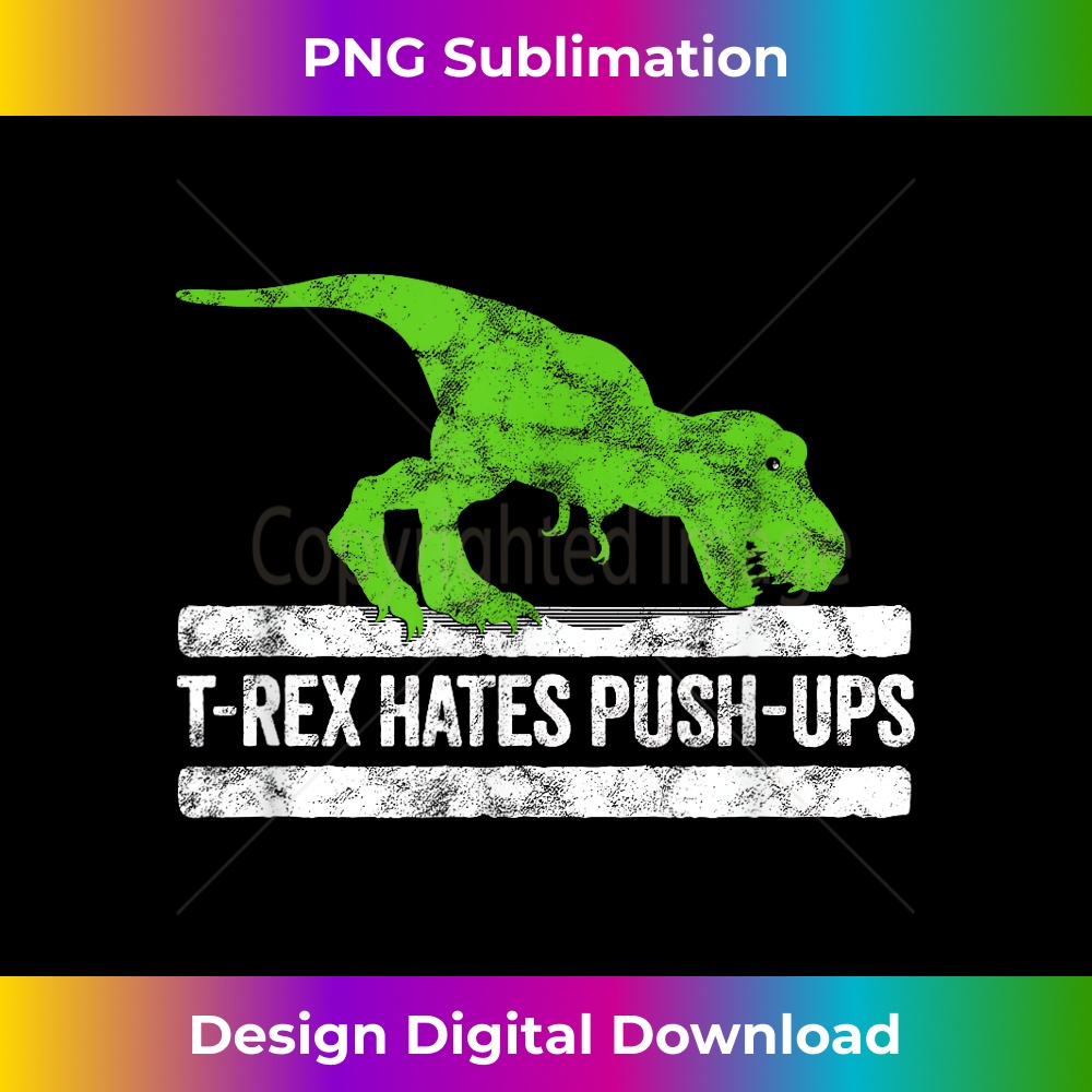 Cool Graphic T-Rex hates Push-Ups Dinosaur Funny Gym - Timel | Inspire ...