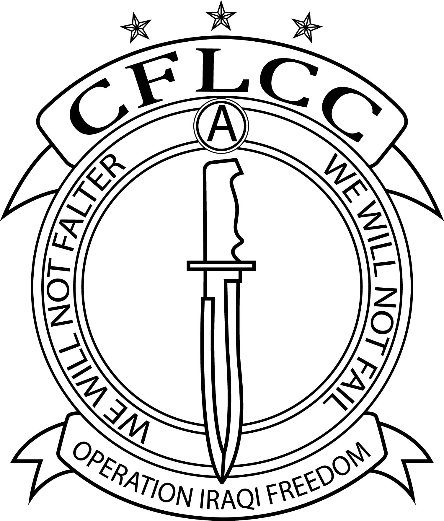 CFLCC OPERATION Iraqi FREEDOM OIF Iraq WAR PATCH VECTOR FILE | Inspire ...