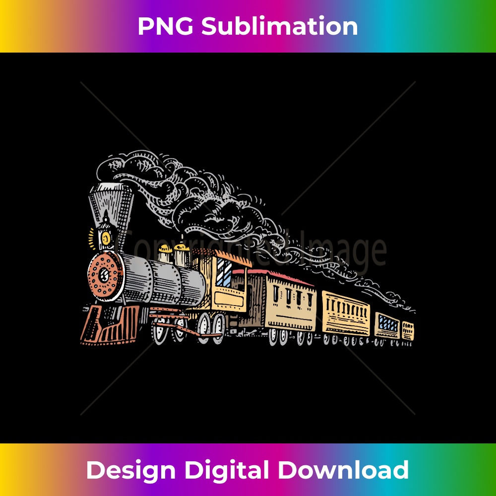 Steam Engine - Model Train Lover Railwayman Driver Railroad - Inspire ...