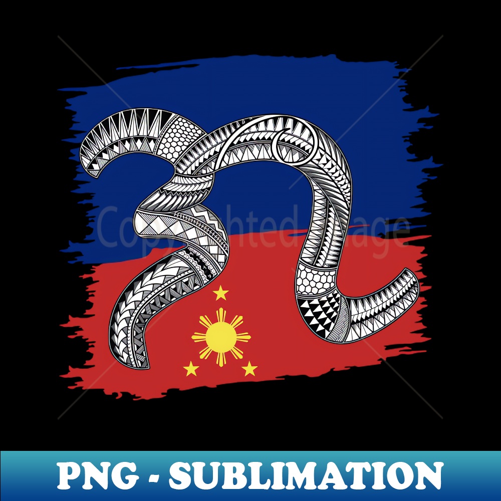 Philippine Flag Tribal line Art Baybayin word GA - PNG Tran | Inspire ...