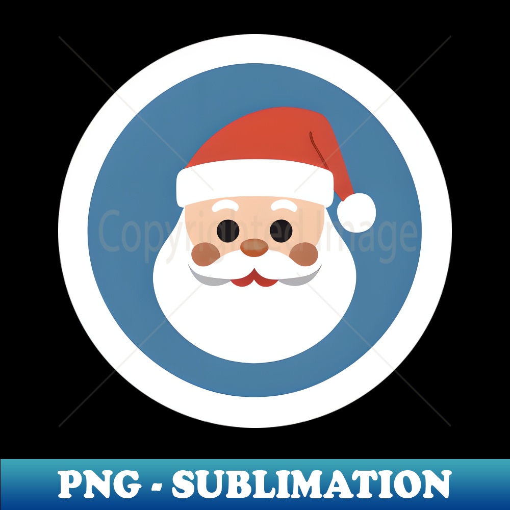 lifted eyebrow santa - PNG Transparent Sublimation File - Vi | Inspire ...