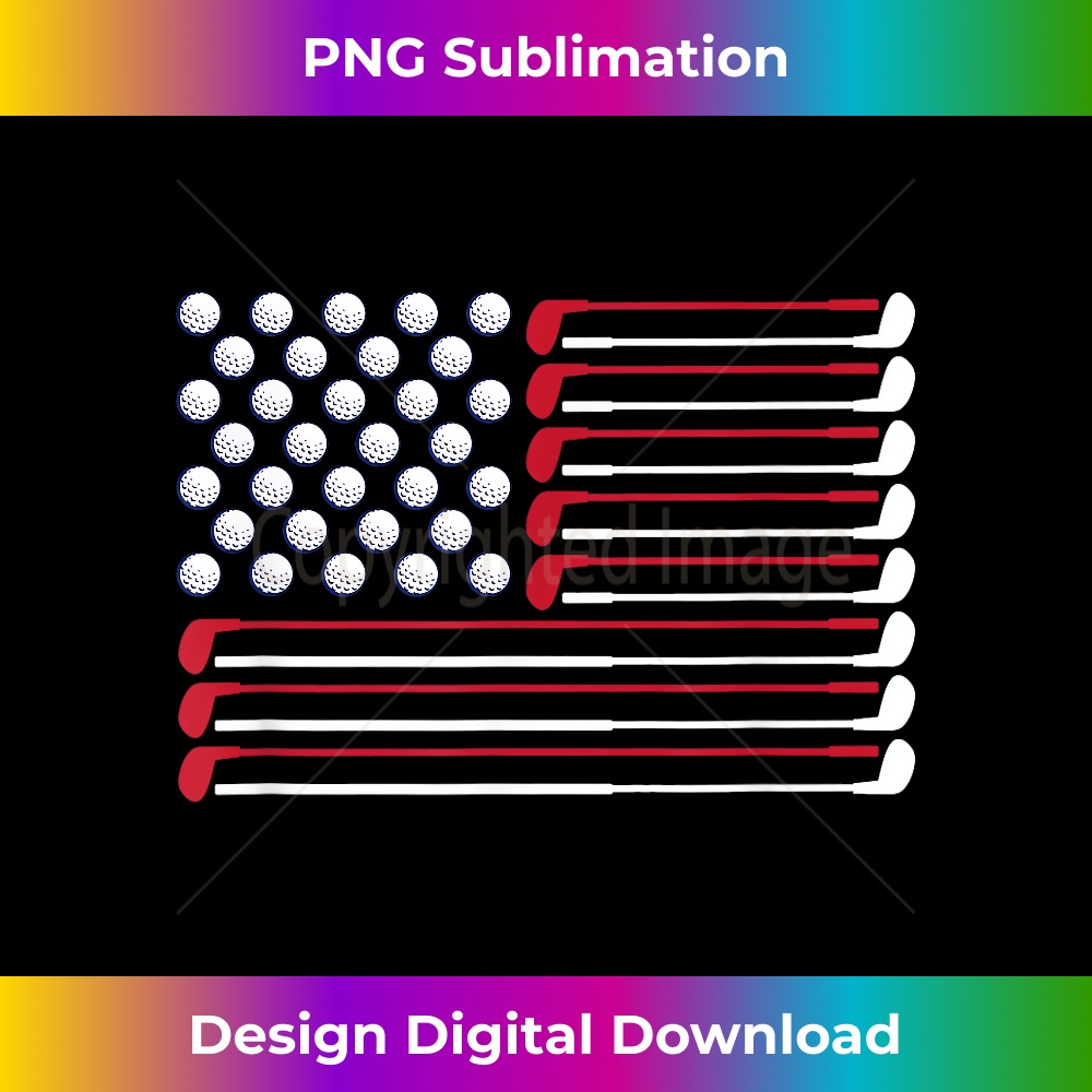 Golf American Flag Golf Player Lover Golfing Golfer - Deluxe | Inspire ...
