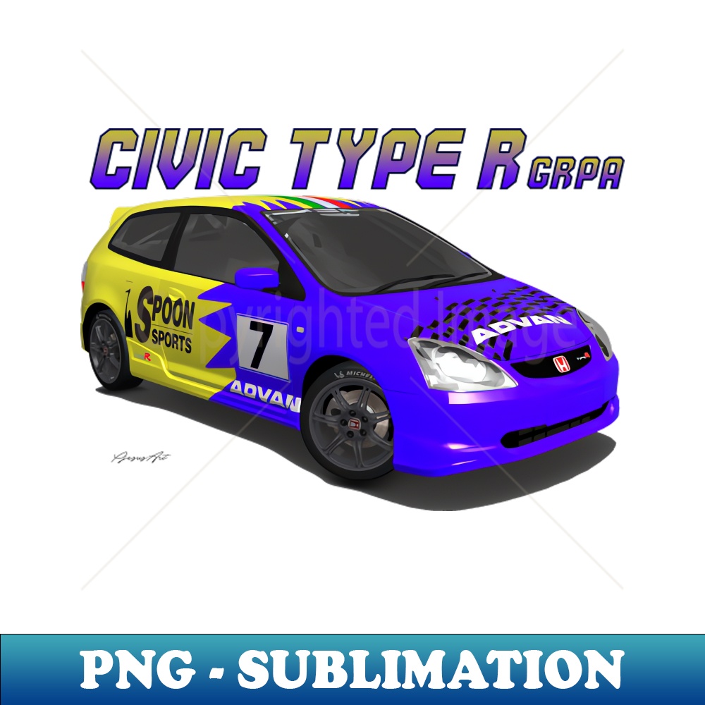 Civic Type R - Premium Sublimation Digital Download - Unleas - Inspire ...
