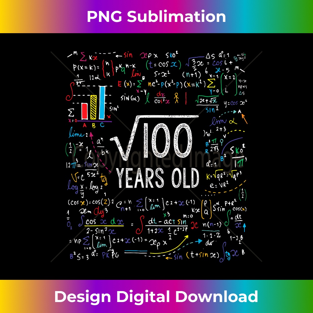 Square Root Of 100 10th Birthday 10 Year Old Gifts Math Bday - Inspire ...