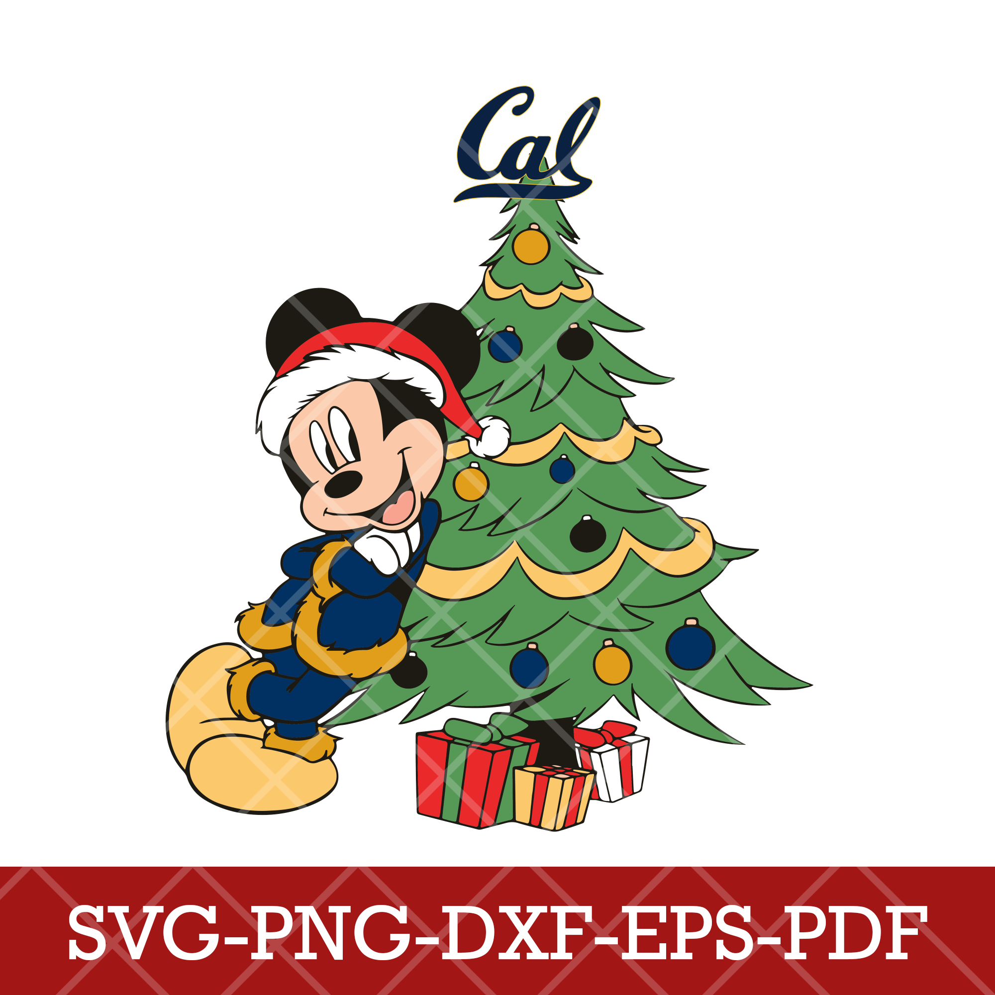 California Golden Bears_mickey NCAA 12,SVG,DXF,EPS,PNG,digit | Inspire ...