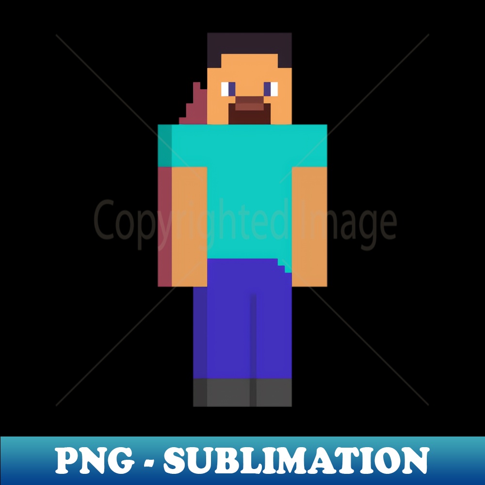 Steve from Minecraft - Exclusive Sublimation Digital File - | Inspire ...