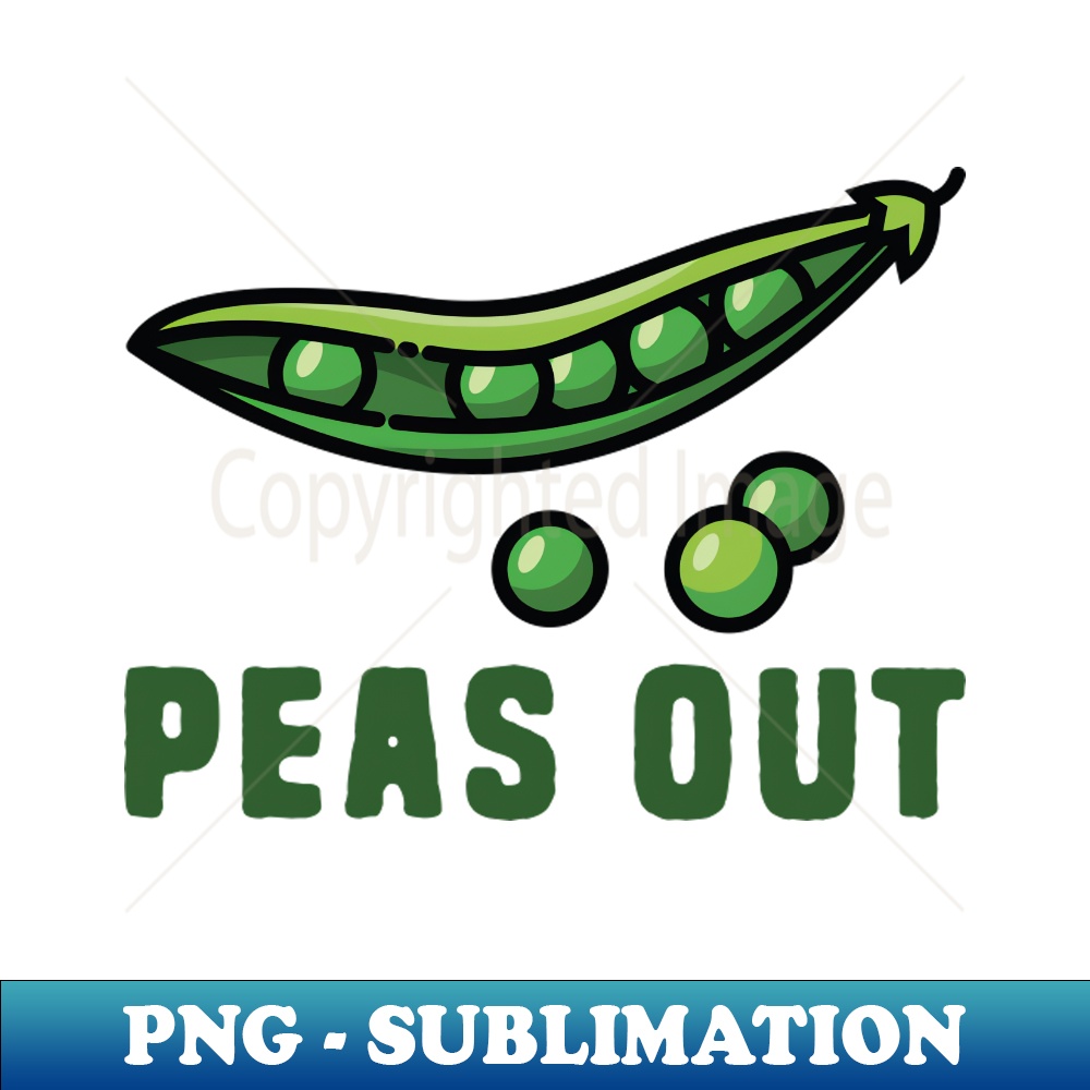 Funny Peas Pun - Peas Out - PNG Transparent Sublimation File | Inspire ...