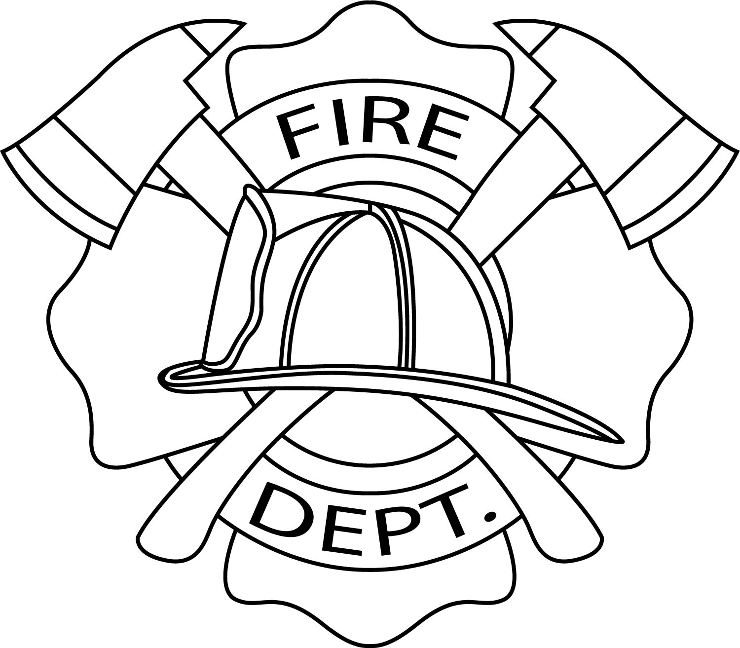 FIRE FIGHTER BADGE VECTOR FILE Ai, Vector, SVG, DXF,EPS, P S | Inspire ...