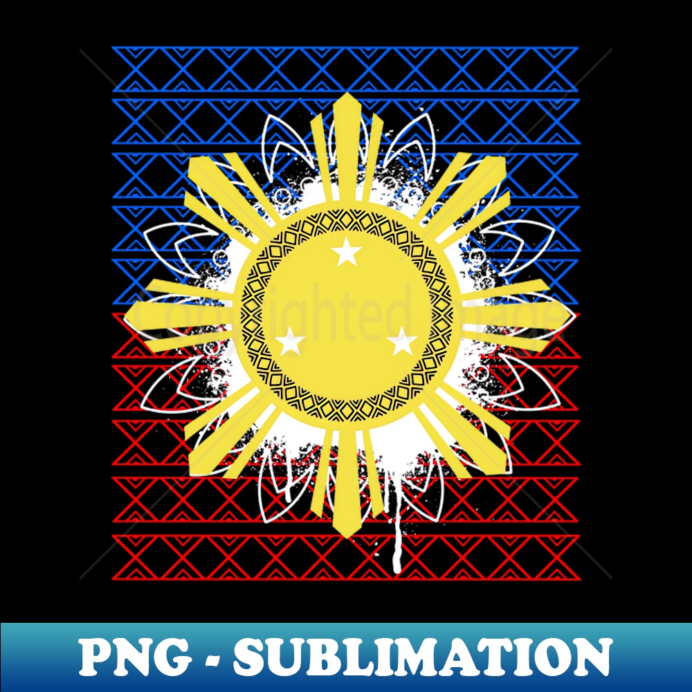 Tribal Pattern Philippine 3 Stars Sun - Unique Sublimation | Inspire Uplift