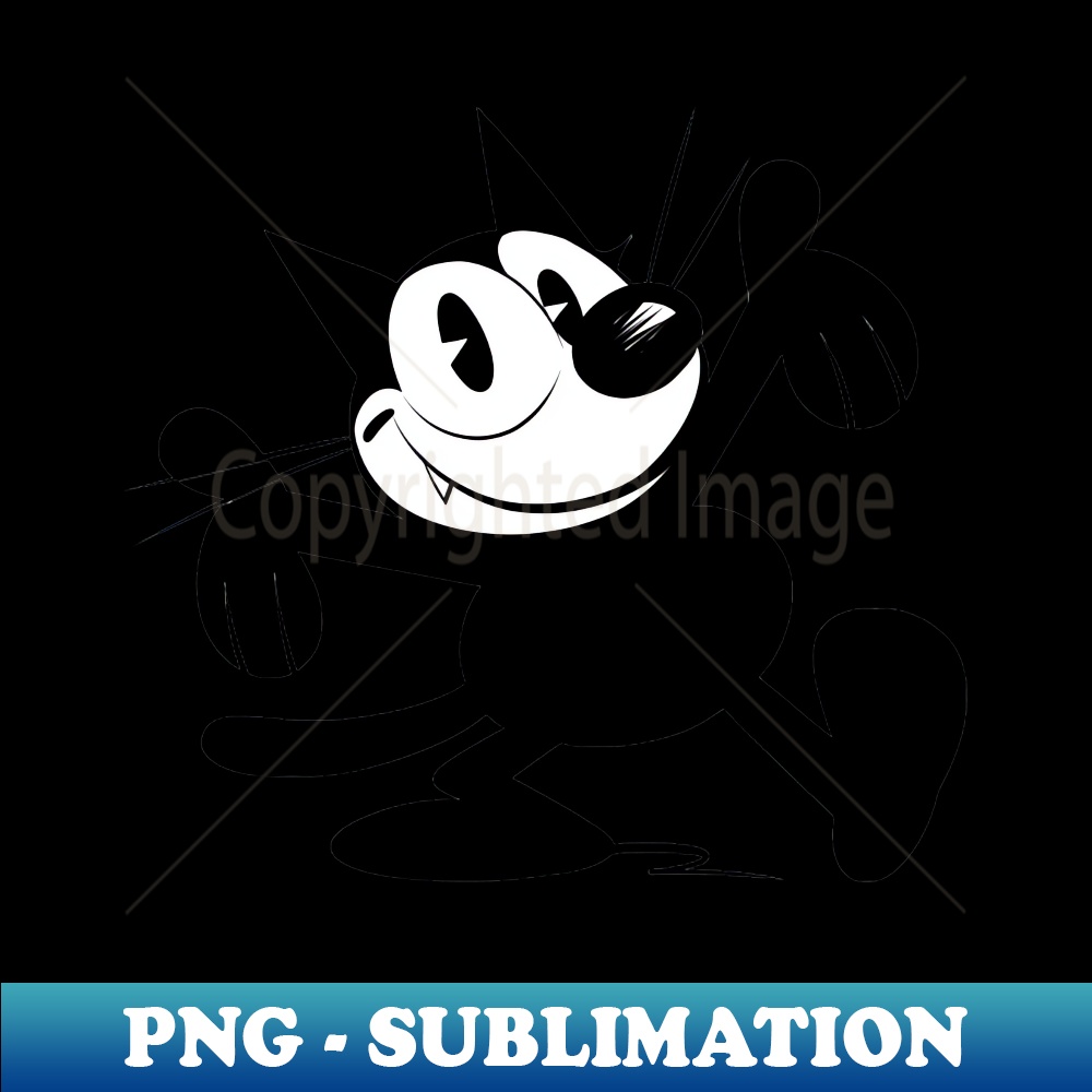 Felix the cat - PNG Transparent Digital Download File for Su - Inspire ...
