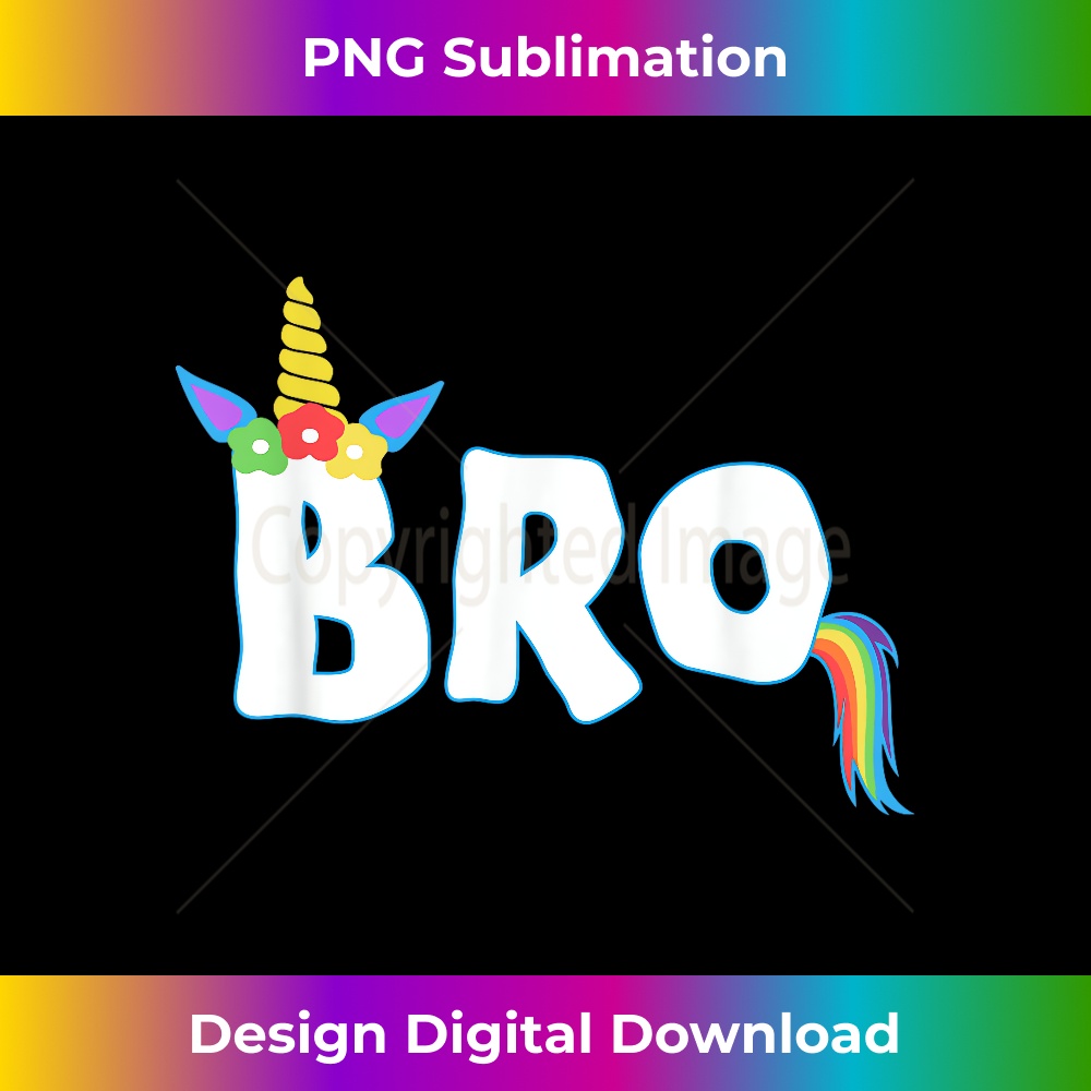 Unicorn Birthday Girl Bro Brother Family Matching Gift - Tim - Inspire ...